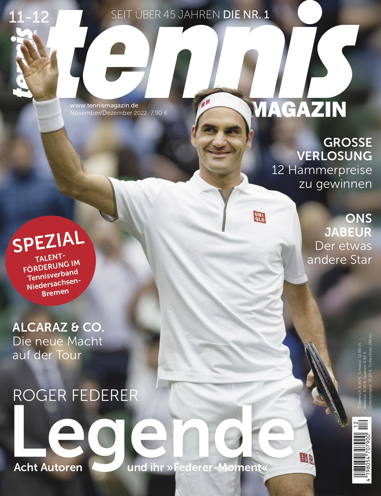 tennis MAGAZIN 11-12/2022: Legende Federer - tennis MAGAZIN