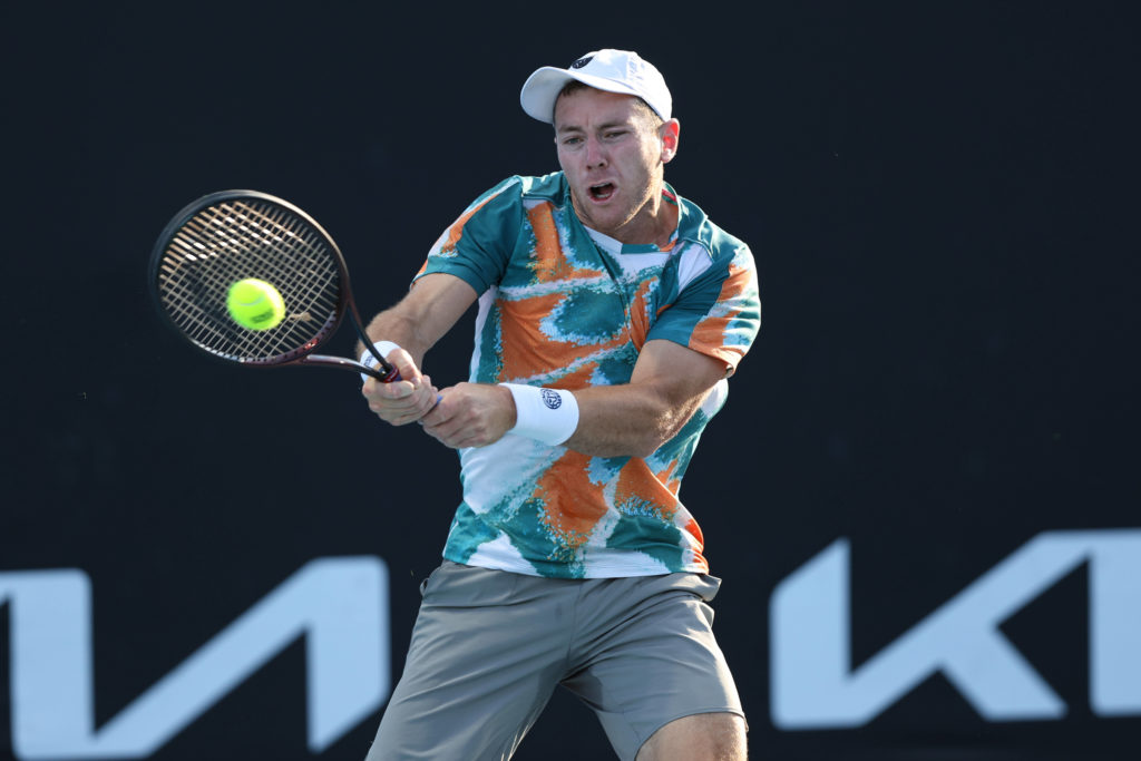 Dominik Koepfer bei den Australian Open: erst Matchbälle abgewehrt ...